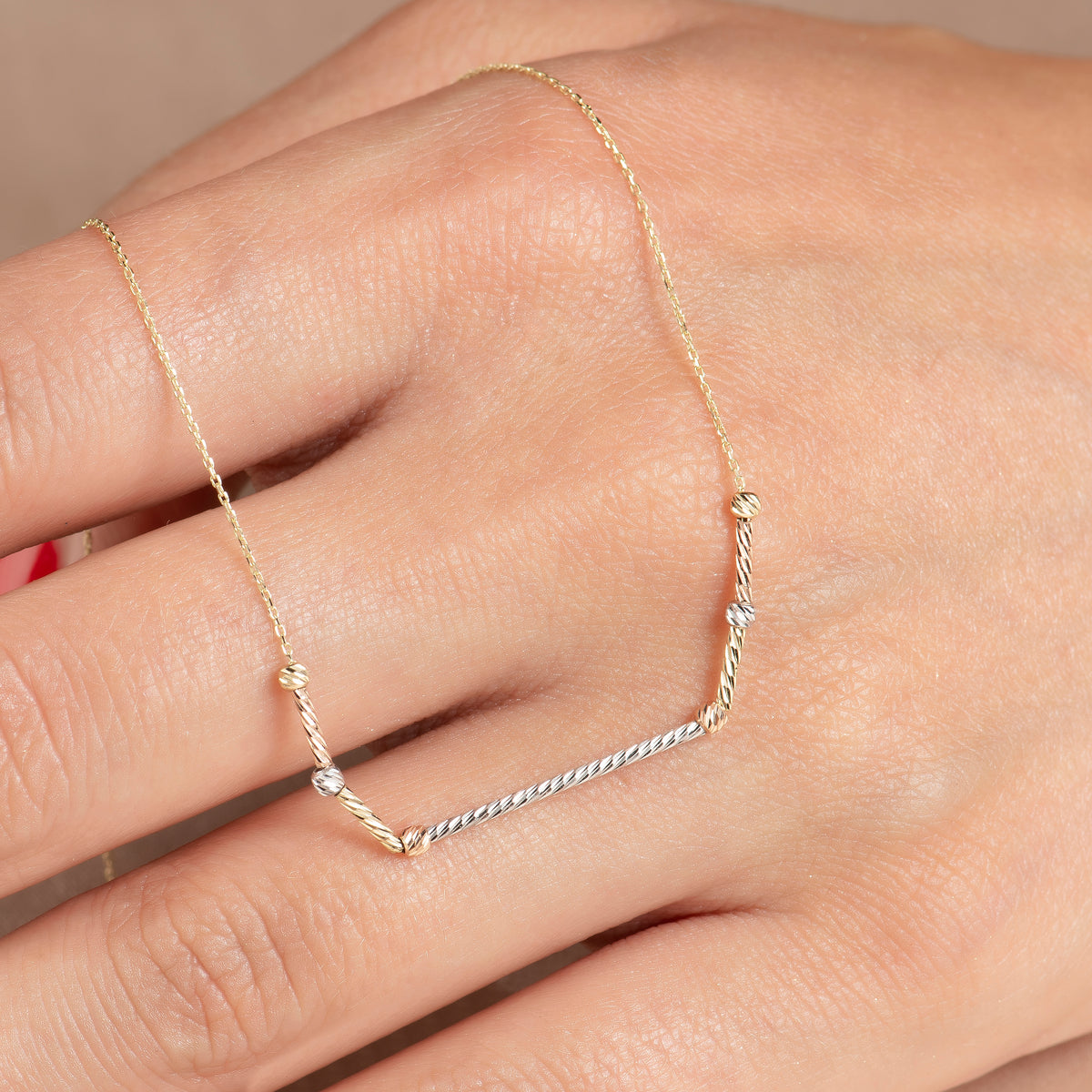 Cabaret Mini Shine Altın Kolye | Piano Jewellery